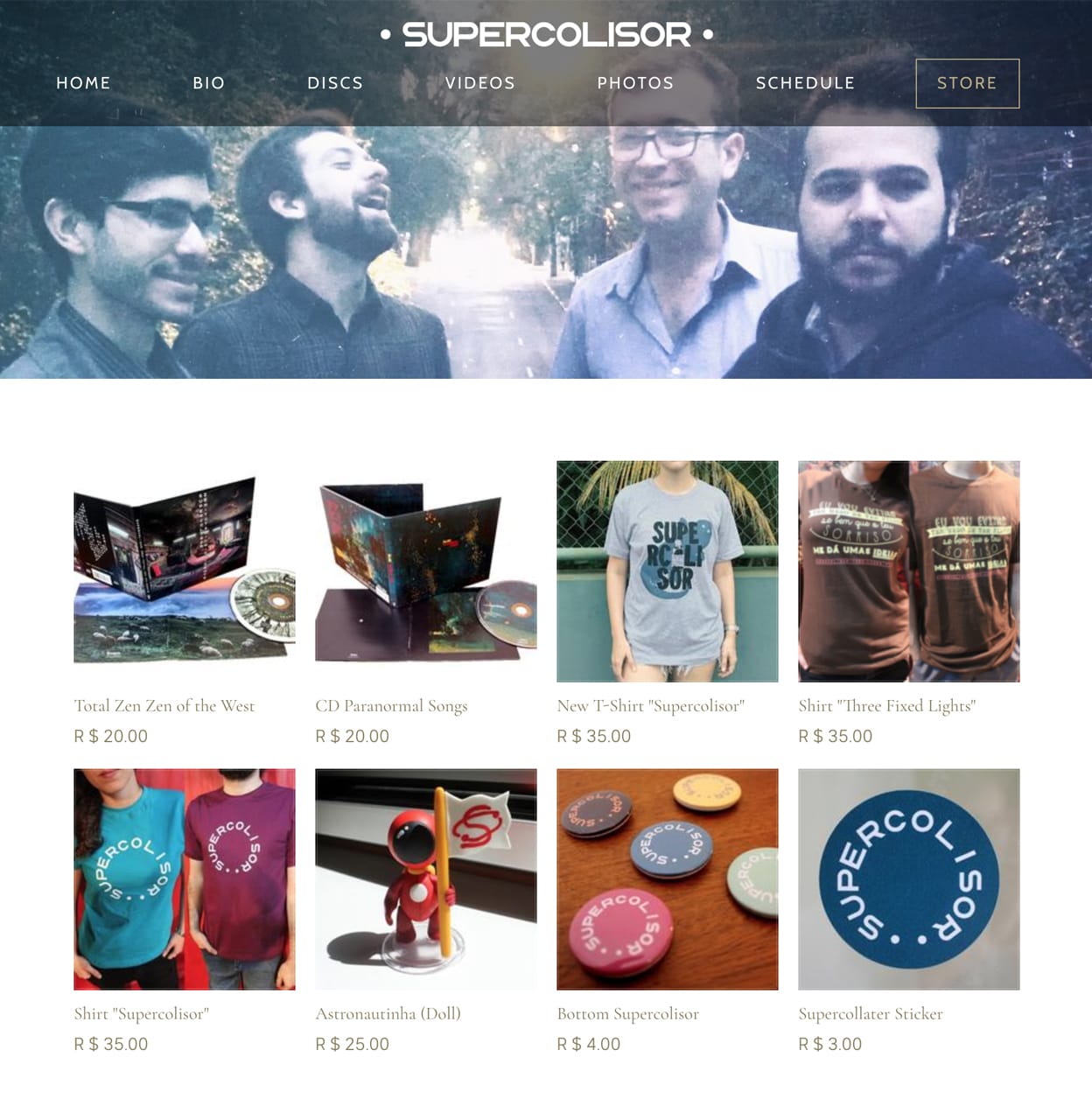 Sell Band Merch Online From Your Website | Bandzoogle