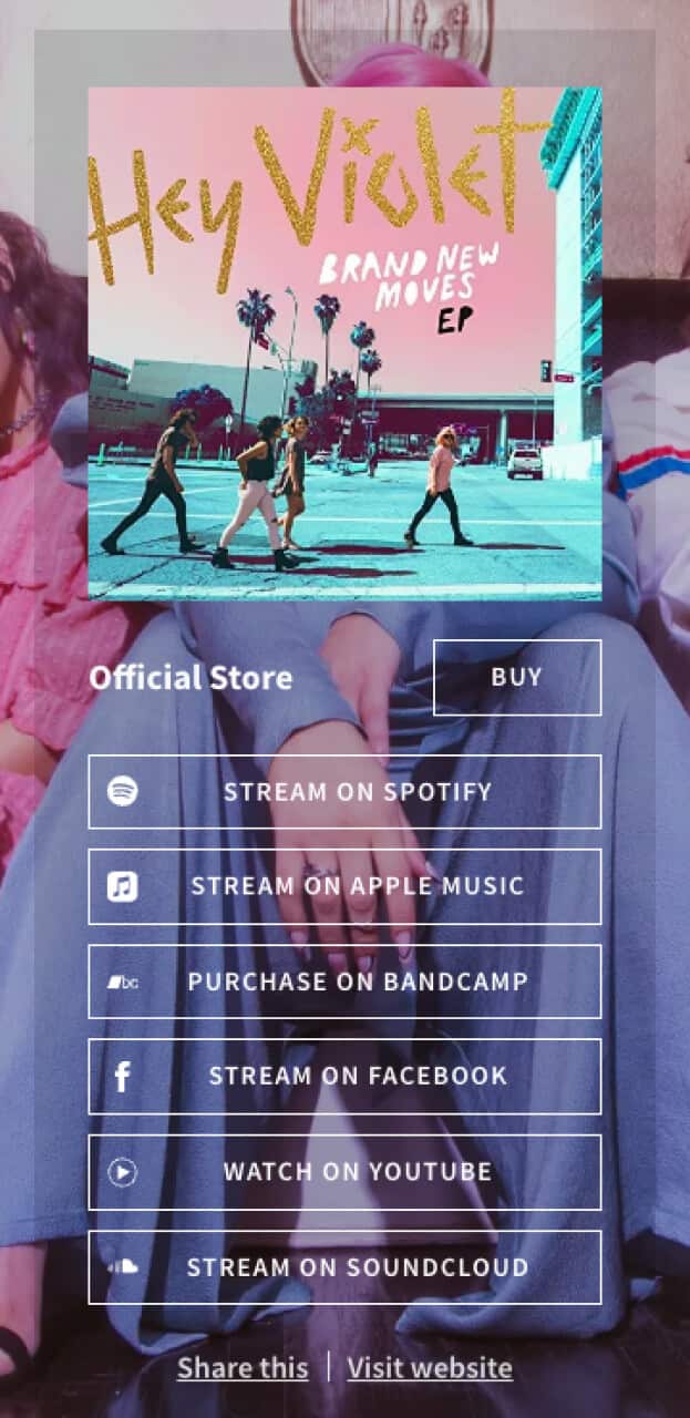 Smart Link Builder for Musicians | Link in bio | Bandzoogle