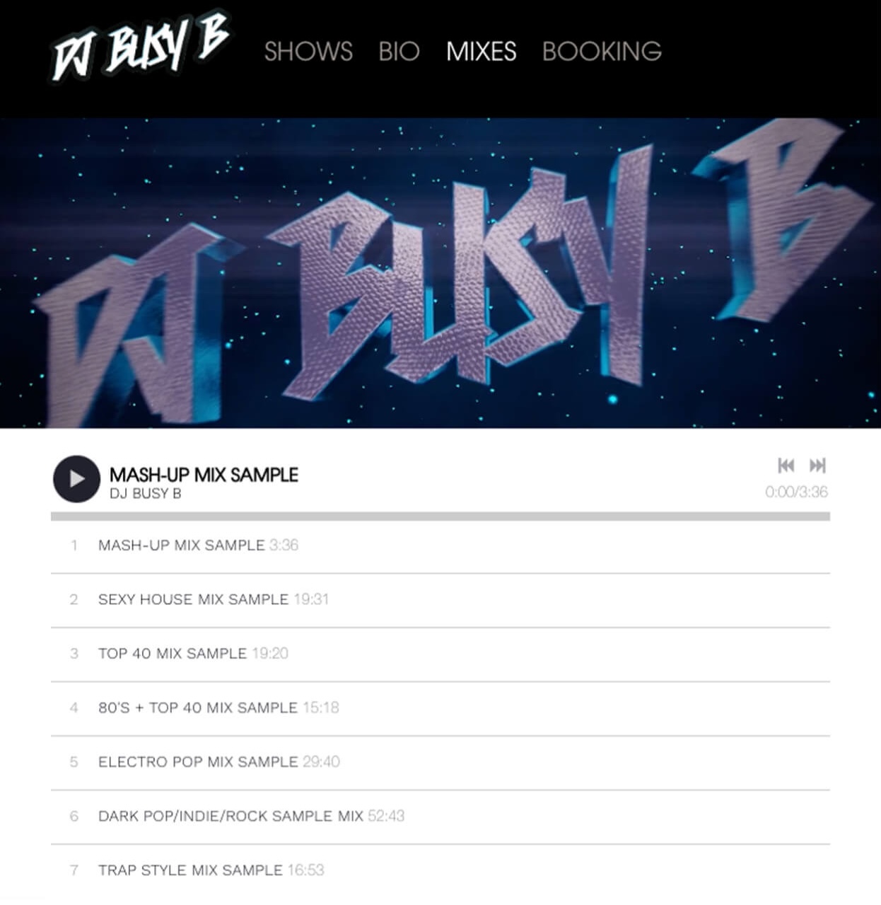 Create a DJ Website | Website Builder for DJs | Bandzoogle