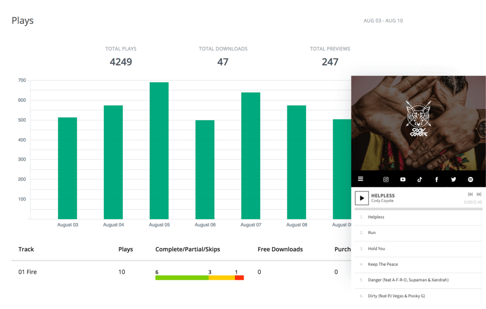 Create a Rapper Website with Hip Hop Templates | Bandzoogle