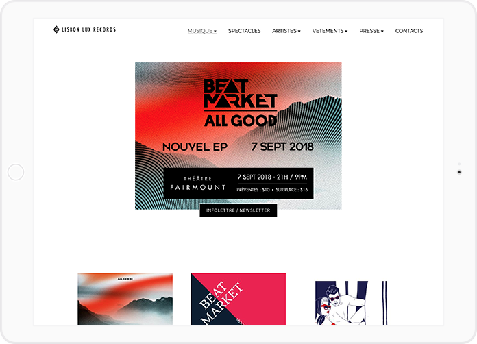 Record Label Website Builder | Create a Music Website | Bandzoogle